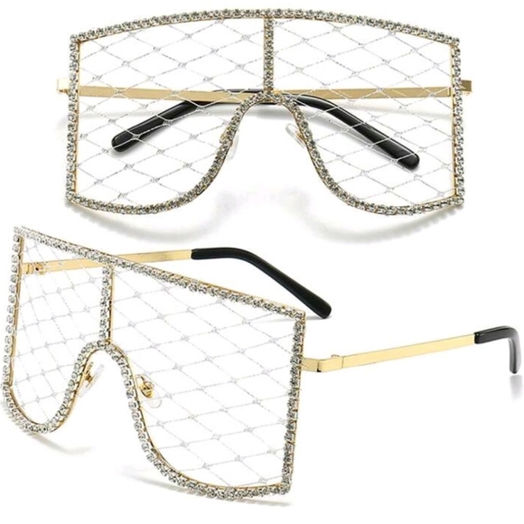 Accessories | Nib Bling Mesh Glasses | Poshmark